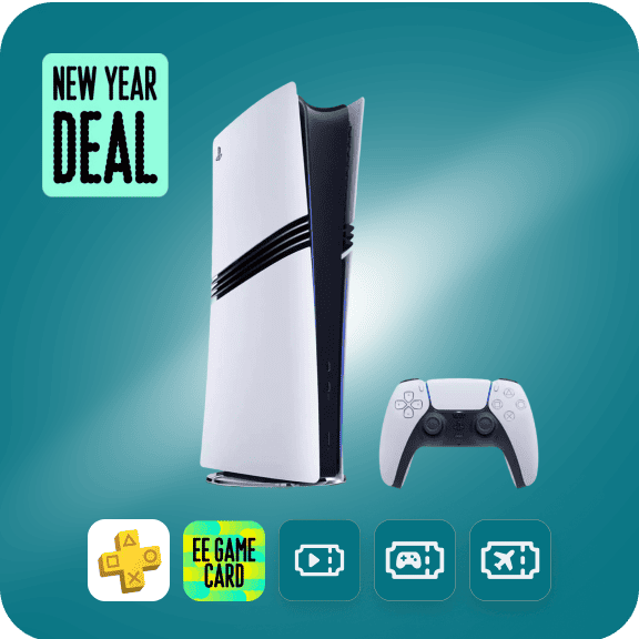 PlayStation®5 Pro bundle with £50 EE GameCard and more