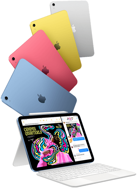 iPad A16 WiFi & Cellular SIM Free Blue | EE