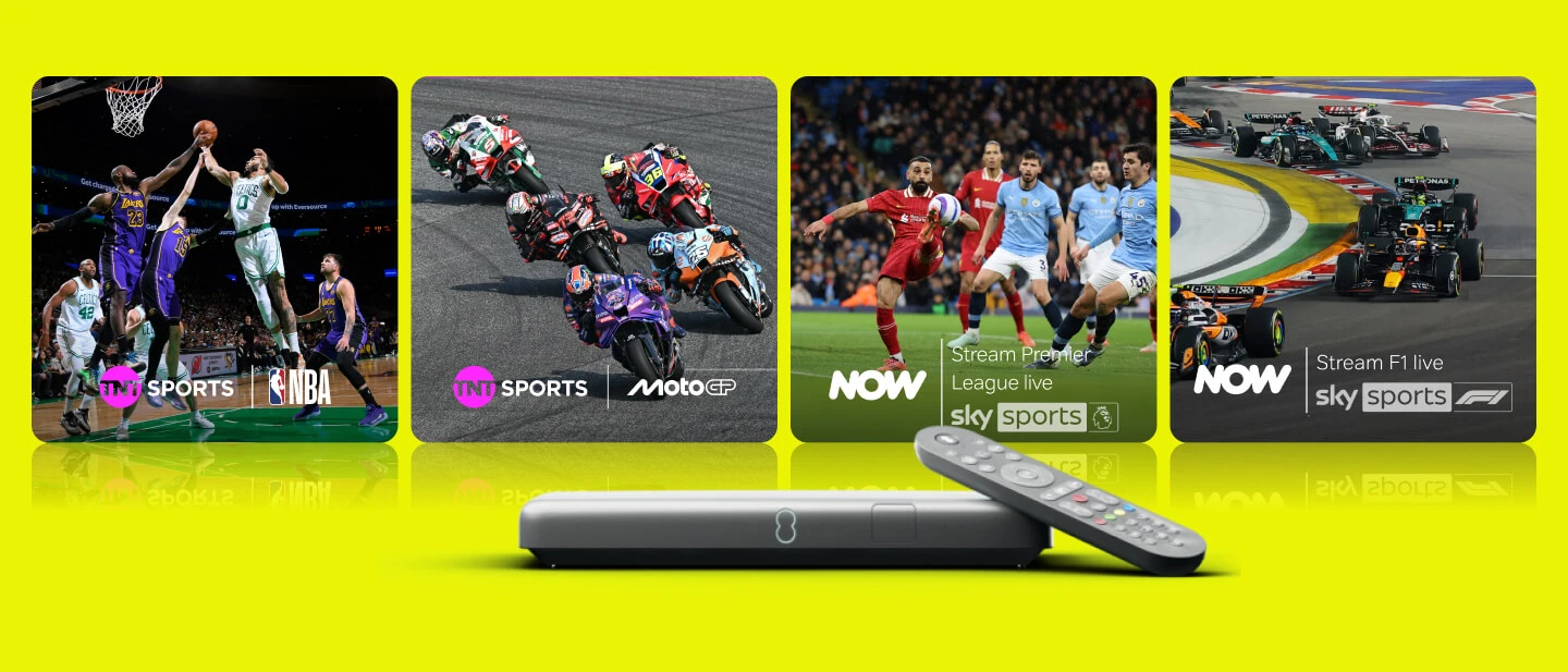 Bringing you TNT Sports with discovery+, and NOW Sports.