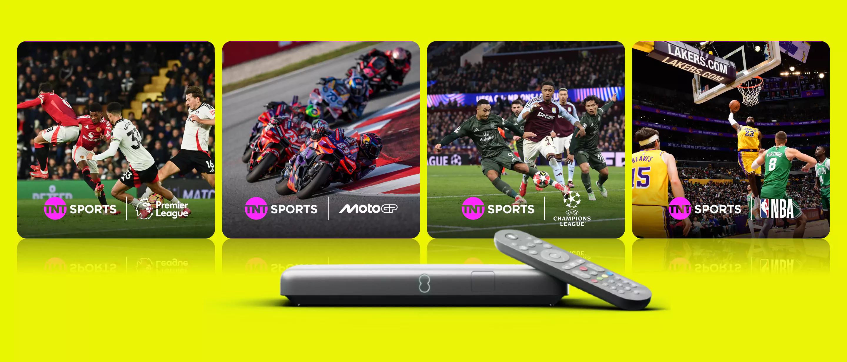 Bringing you TNT Sports with discovery+, and NOW Sports.