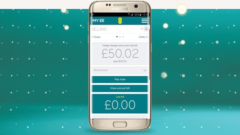 My EE App | Manage Phone Bills | EE